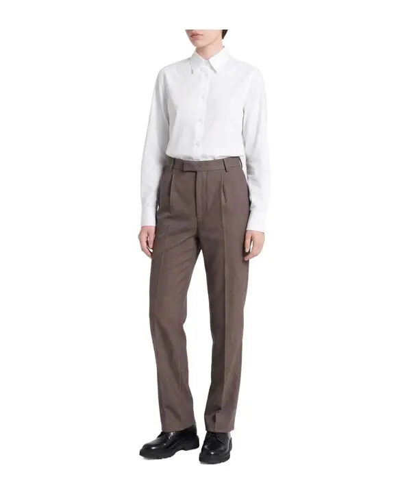 MAISON MARGIELA Geometric Print Straight Leg Trousers