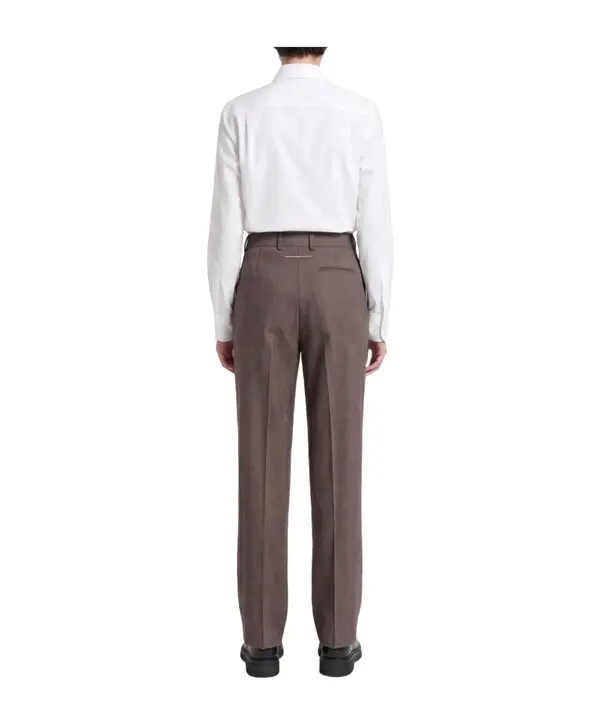 MAISON MARGIELA Geometric Print Straight Leg Trousers