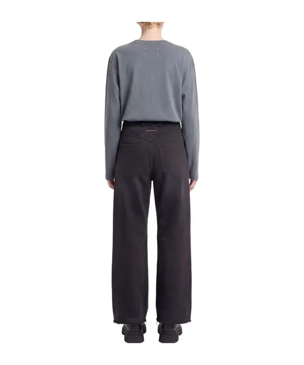 MAISON MARGIELA Solid Color Casual Trousers