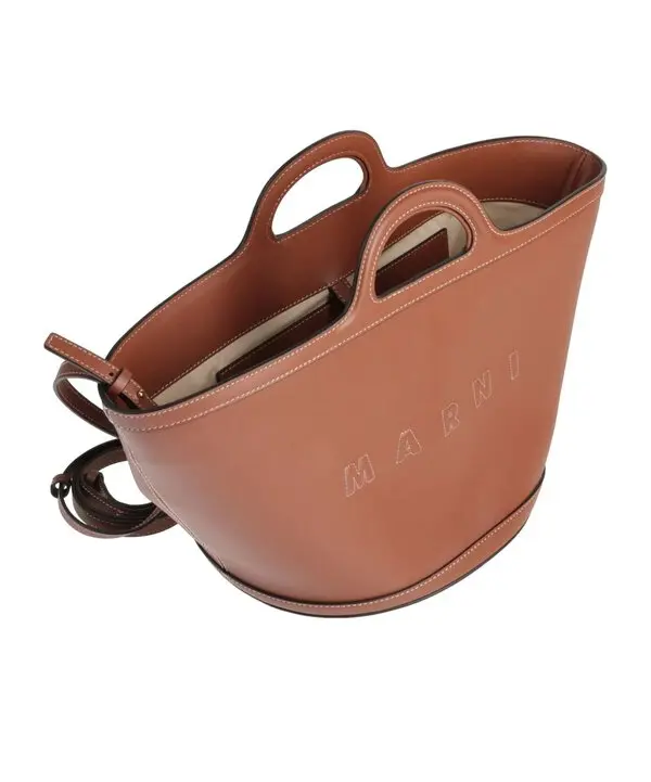Marni Large Leather Tote Bag