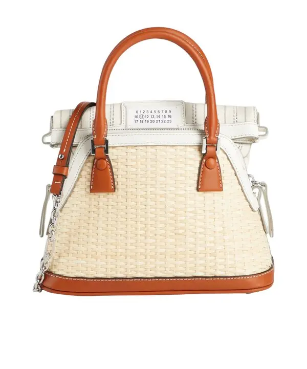 MAISON MARGIELA Strawleather Handbag