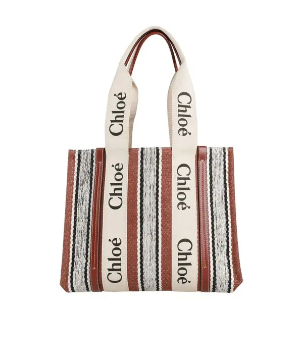 Chloé Jacquard Tote Bag - White