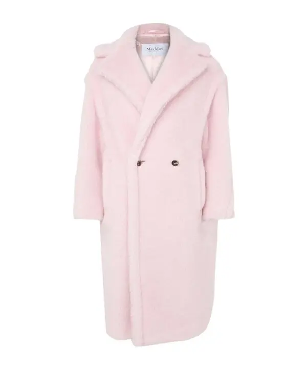 Max Mara Teddy Tedgirl Coat - Pink
