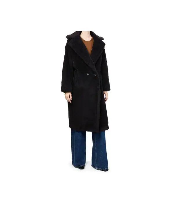 Max Mara Teddy Tedgirl Coat - Black