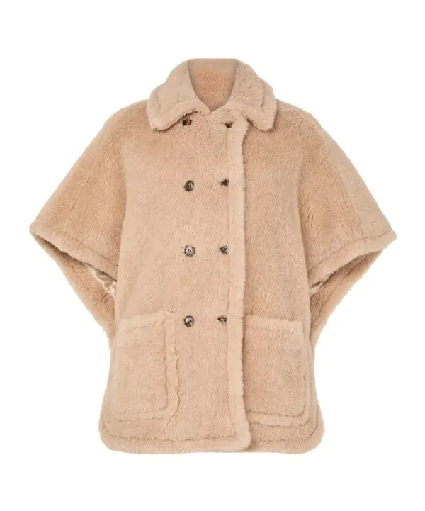 Max Mara Teddy Cape - Nude
