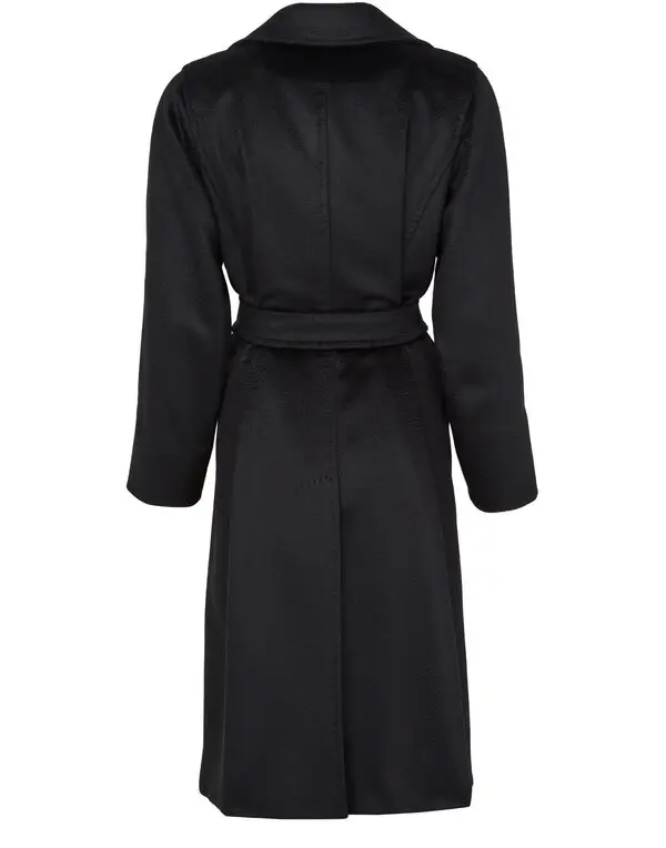 Max Mara Manuela Maxi Belted Coat - Black