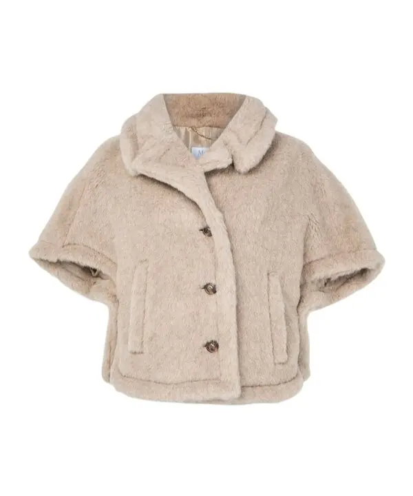 Max Mara Teddy Cape - Nude