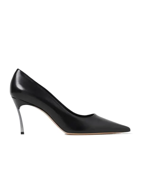 Casadei 80mm Superblade Pointed-toe Stiletto Pumps - Black