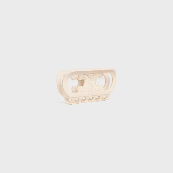 Celine Maillon Triomphe Hair Claw - Ivory