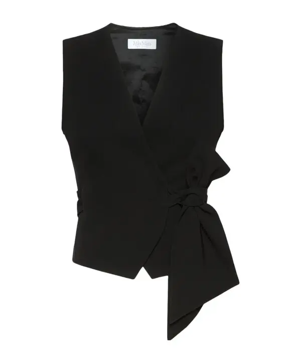 Max Mara Sleeveless Vest - Black