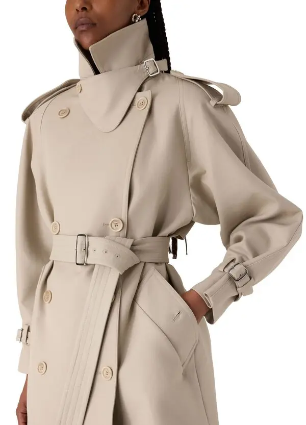 Max Mara Short Oversize Trench Coat