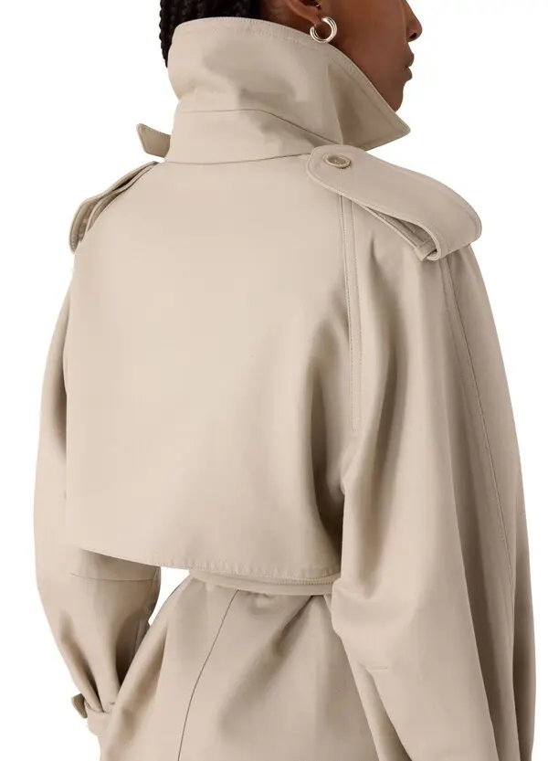 Max Mara Short Oversize Trench Coat