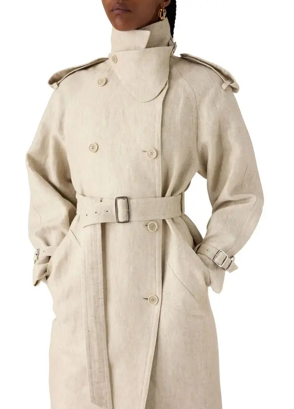 Max Mara Long Belted Trench Coat