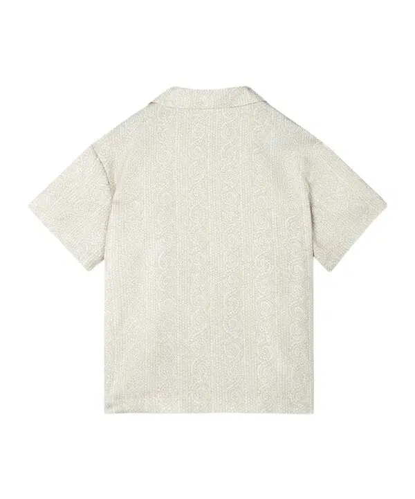 Versace Printed Silk Twill Shirt