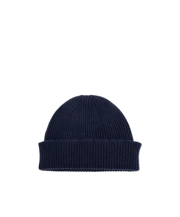 Paul Smith Ribbed Knit Beanie Hat