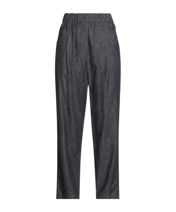 Brunello Cucinelli Denim Trousers - Black
