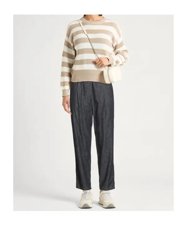 Brunello Cucinelli Denim Trousers - Black