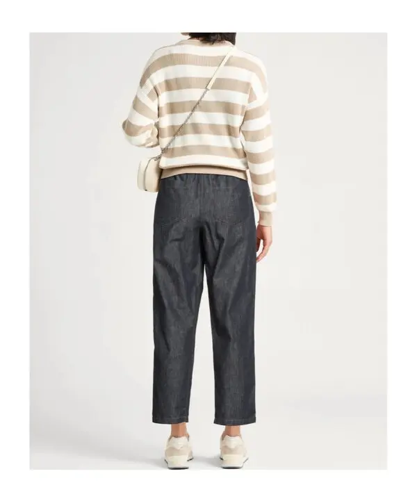 Brunello Cucinelli Denim Trousers - Black