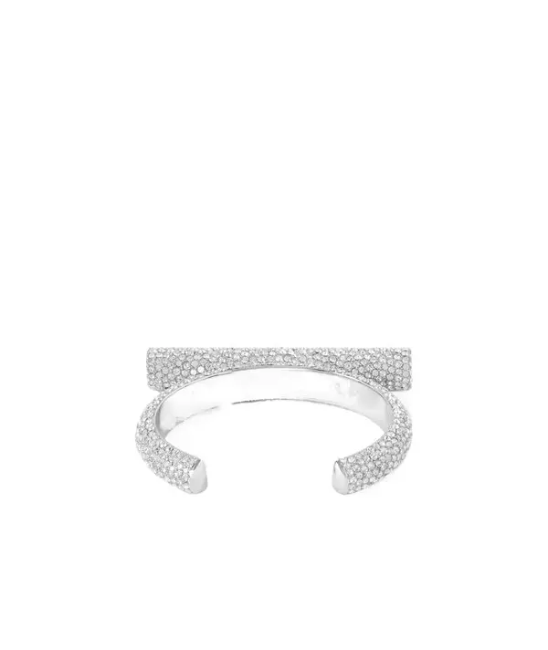 Alexander McQueen Crystal Bracelet - Silver
