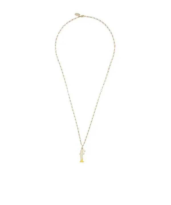 Chloé Pendant Necklace - Yellow