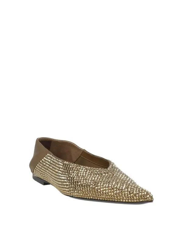 Saint Laurent Pointed Toe Ballet Shoes