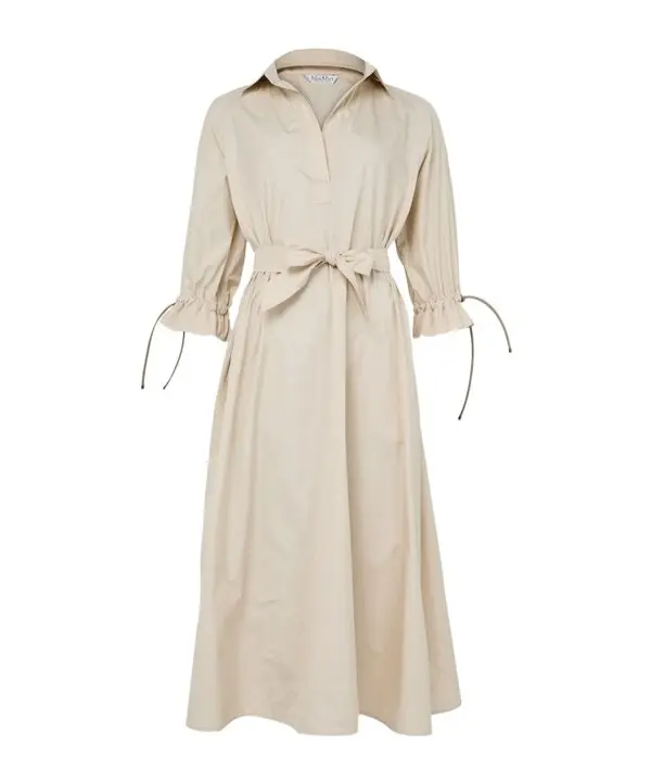 Max Mara Belted Maxi Dress