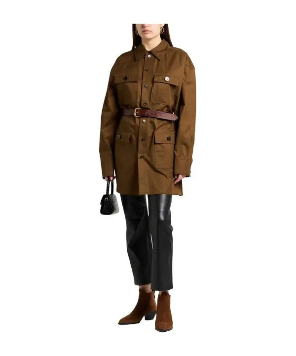 Saint Laurent Classic Solid-color Long Coat