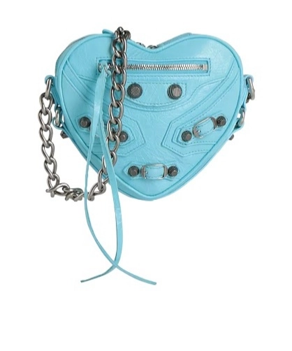 Balenciaga Shoulder Bag With Floral Appliqués
