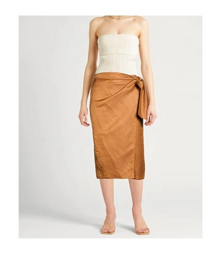 Max Mara Belted Wrap Skirt