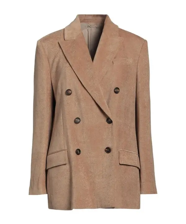 Brunello Cucinelli Double-breasted Blazer - Brown