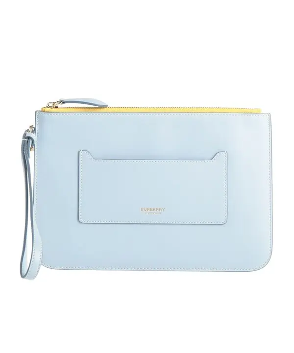 Burberry Logo Clutch - Blue