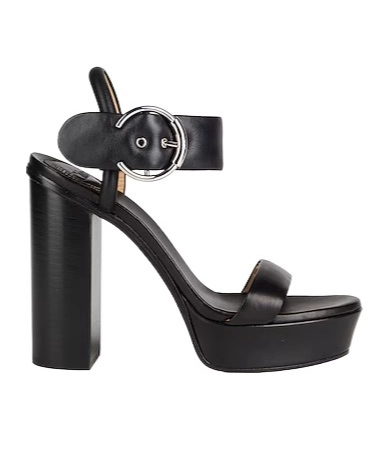 Chloé Platform Sandals - Black