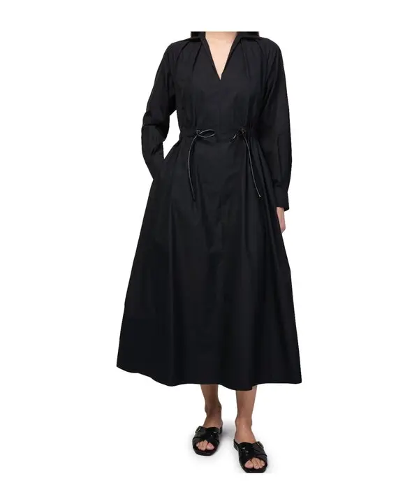 Max Mara Belted Midi Dress