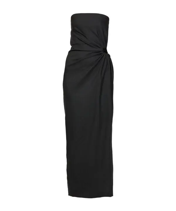 Max Mara Silva Corseted Draped Dress