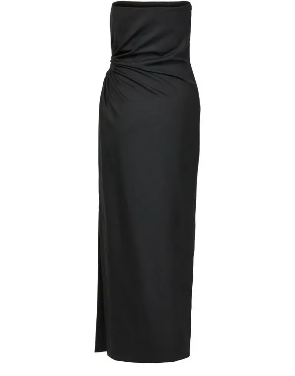 Max Mara Silva Corseted Draped Dress