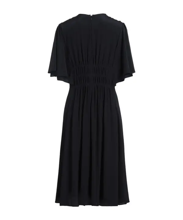 Chloé Round Neck Flared Dress