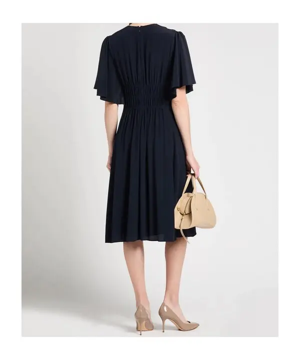 Chloé Round Neck Flared Dress