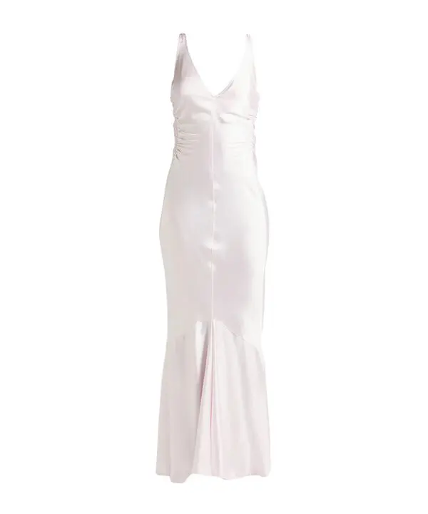 Sportmax Sleeveless V-neck Dress - White