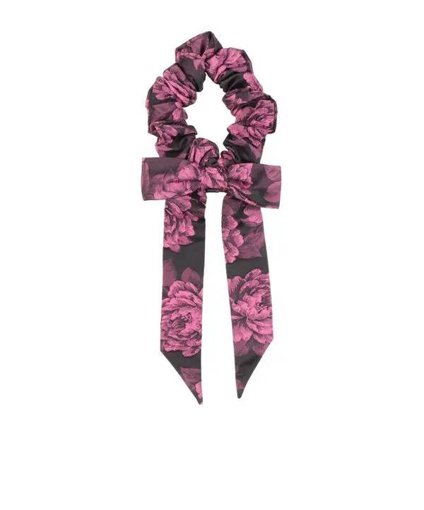 GANNI Floral Satin Hair Tie