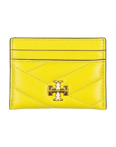 Tory Burch Simple Solid Color Card Holder - Yellow