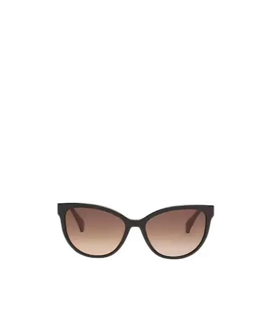 Max Mara Round Plastic Frame Sunglasses - Brown