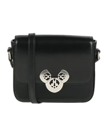 Isabel Marant Étoile Small Solid-color Leather Shoulder Bag - Black