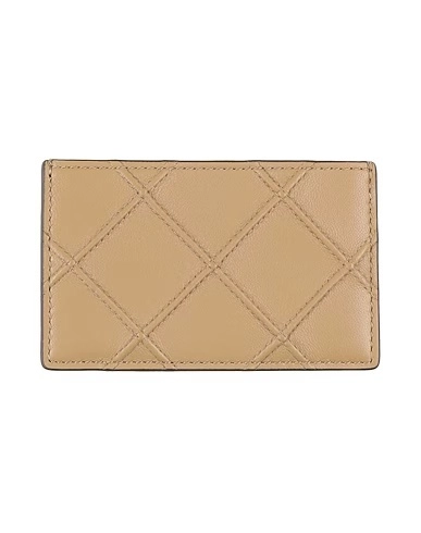 Tory Burch Solid Color Genuine Leather Wallet - Nude