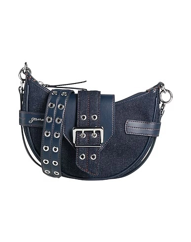 GANNI Medium Denim Shoulder Bag