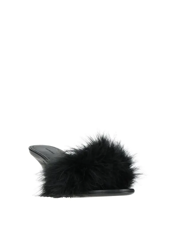 Balenciaga Pointed-toe Feather High-heel Sandals