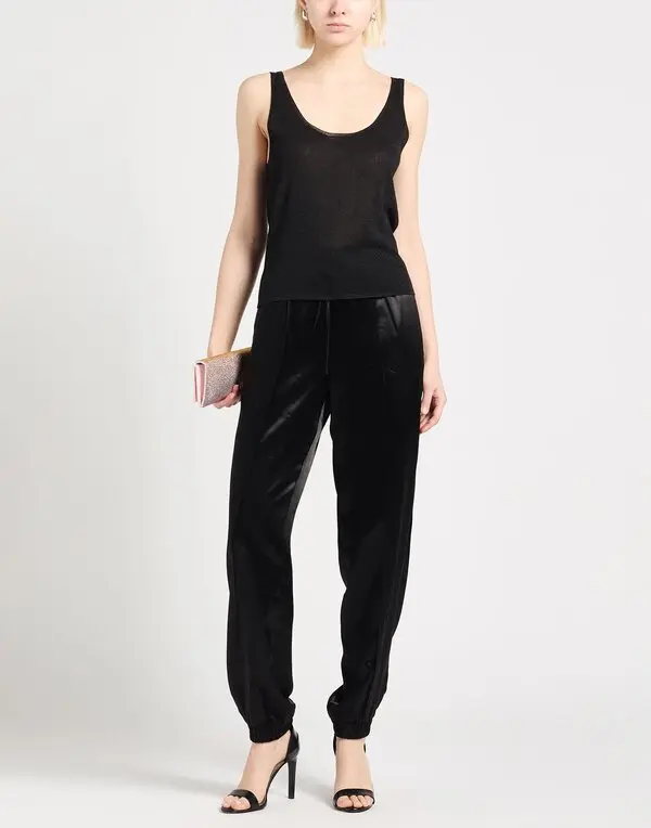 Saint Laurent Metallic Knit Sleeveless Top