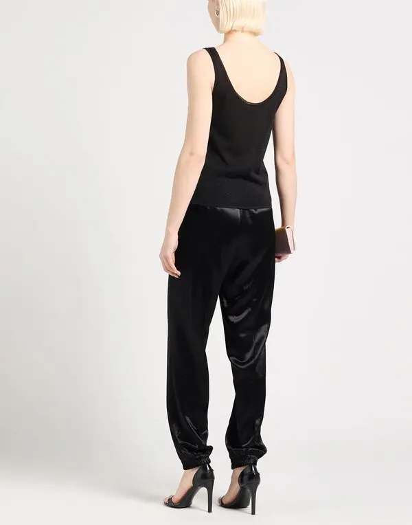 Saint Laurent Metallic Knit Sleeveless Top