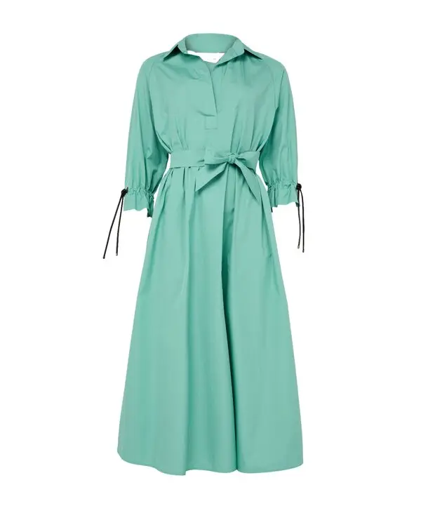 Max Mara Belted Maxi Dress