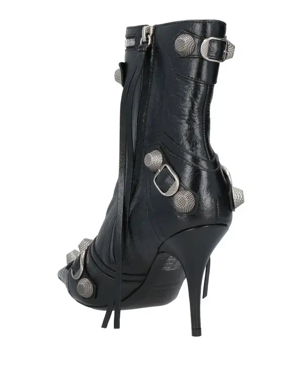 Balenciaga Pointed-toe Leather Ankle Boots