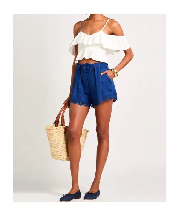 Farm Rio Belted Shorts